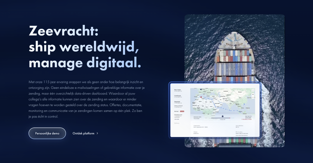 Zeevracht expediteur wereldwijd | Rotra